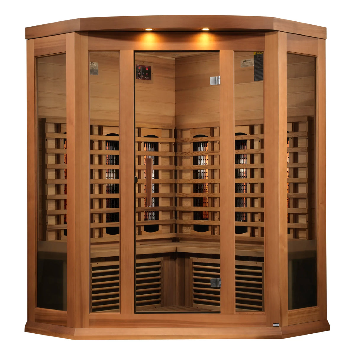 Maxxus 3 Person Full Spectrum Infrared Sauna - Canadian Red Cedar ...